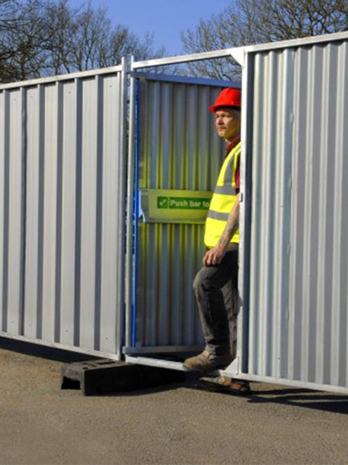 Steel Site Hoarding | Secure Temporary Fencing