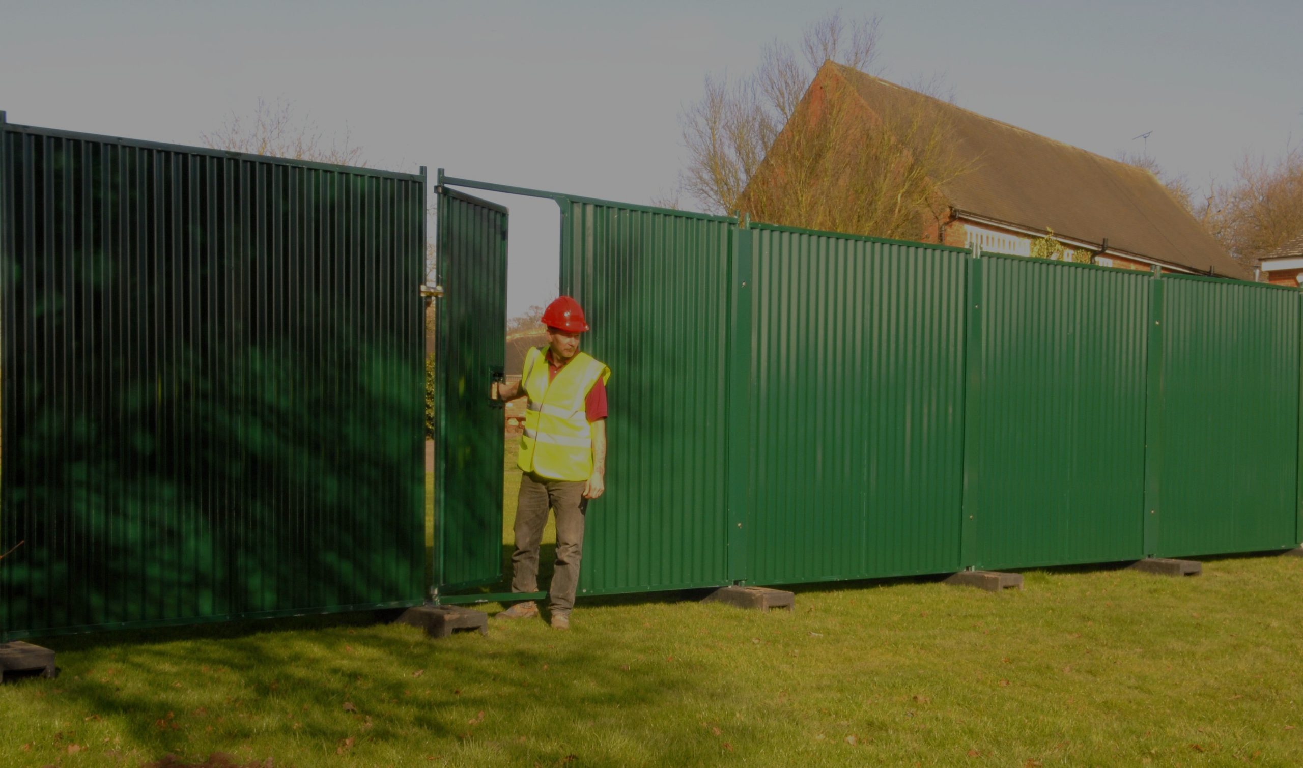 Steel Site Hoarding | Secure Temporary Fencing